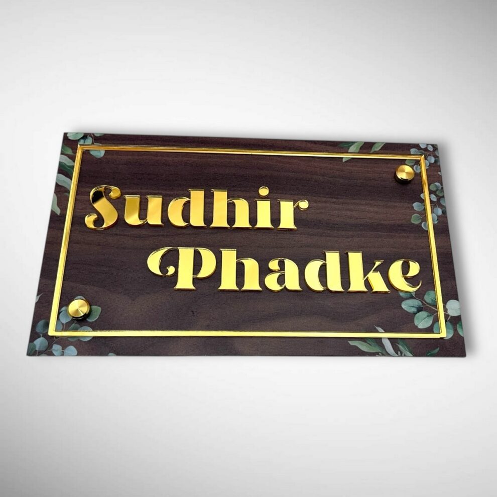 Customized UV Printed ACP Nameplate with Acrylic Letters