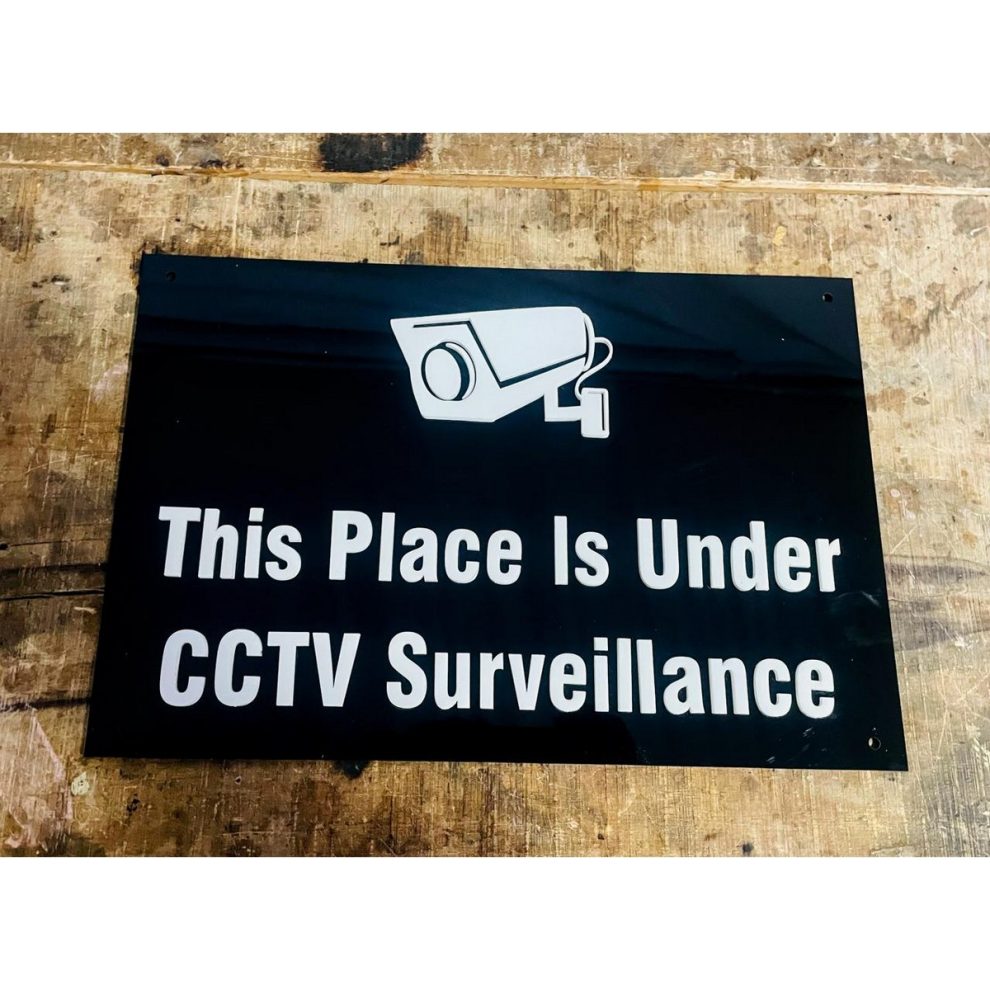 Acrylic House Name Plate | Embossed Letters Designed