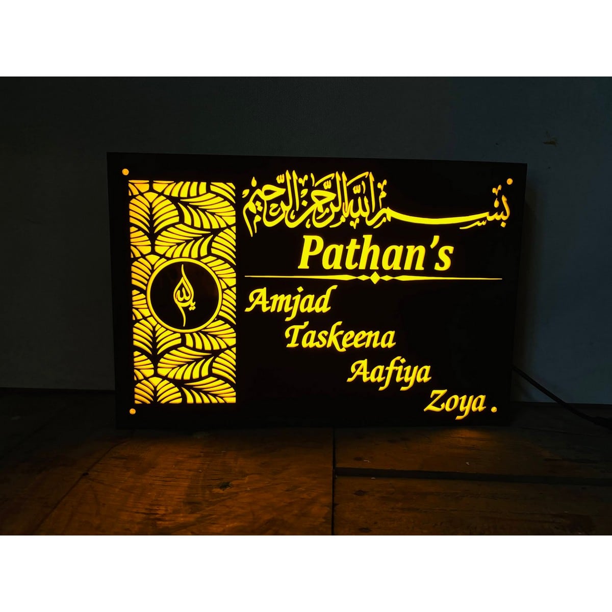 Acrylic LED Name Plate Waterproof And Customizable Acrylic LED Name Plate Waterproof And Customizable