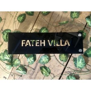 Acrylic Laser-Cut LED Name Plate | Fine And Smooth Cutting