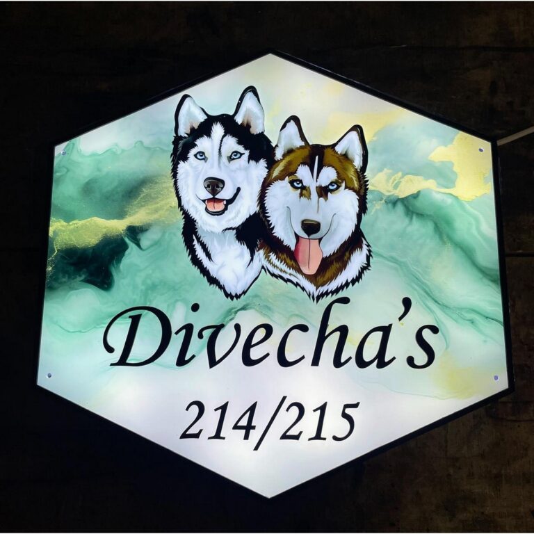 Stylish Beautiful LED Name Plates | Light Up Your Name