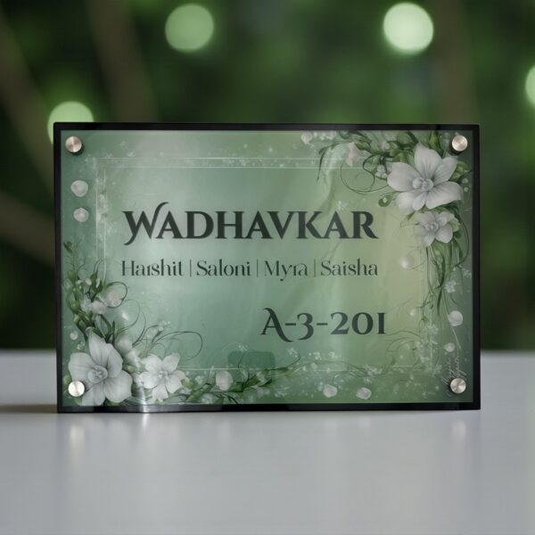 Acrylic Nameplates For Office From Hitchki | HITCHKI