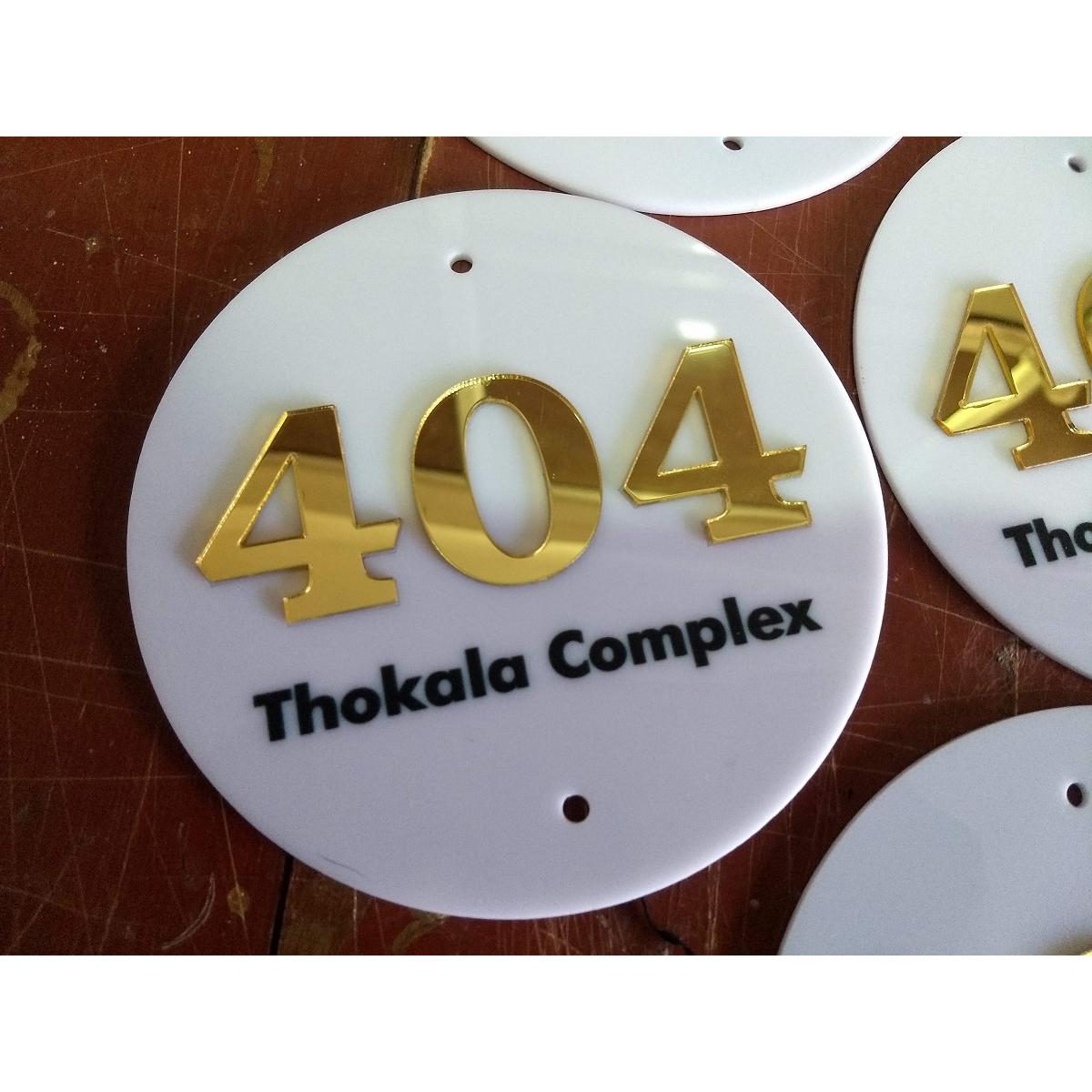 Creative House Numberplate Design | HITCHKI