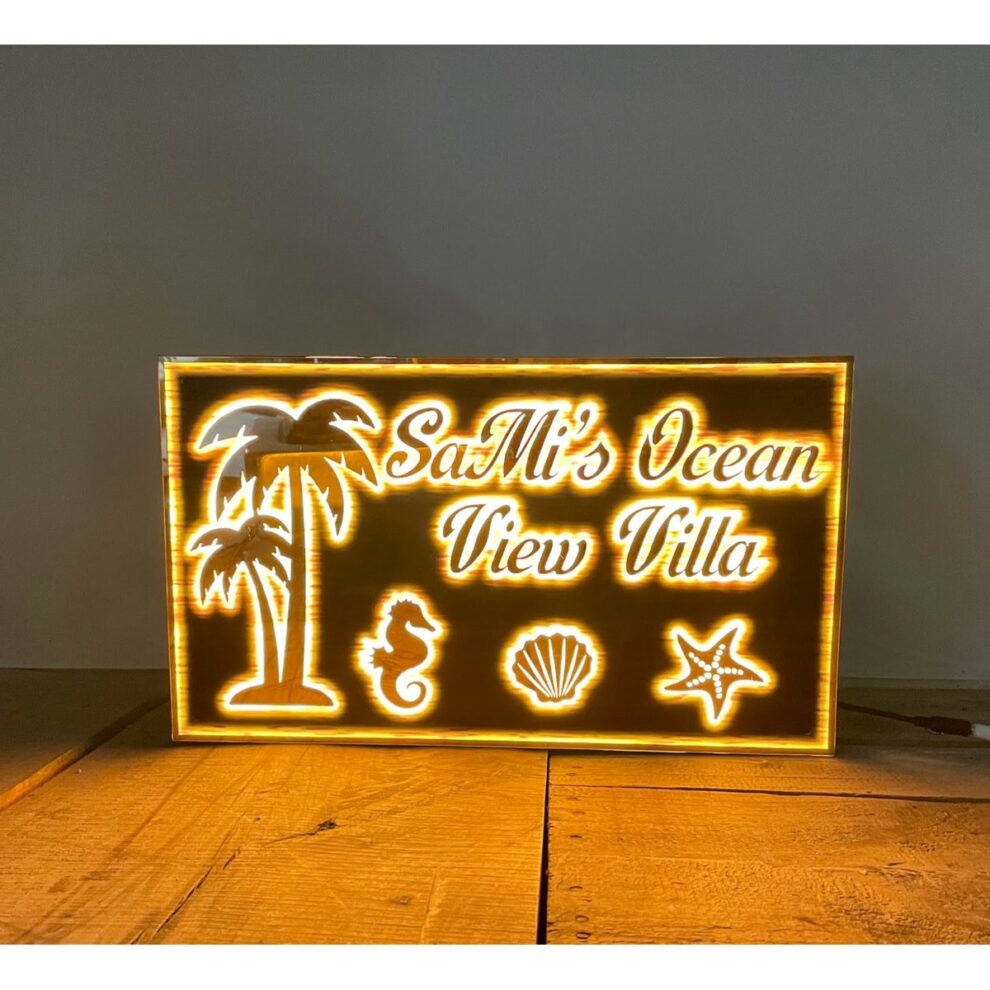 BJP Acrylic 3D Embossed Letters Name Plate – Customizable | HITCHKI