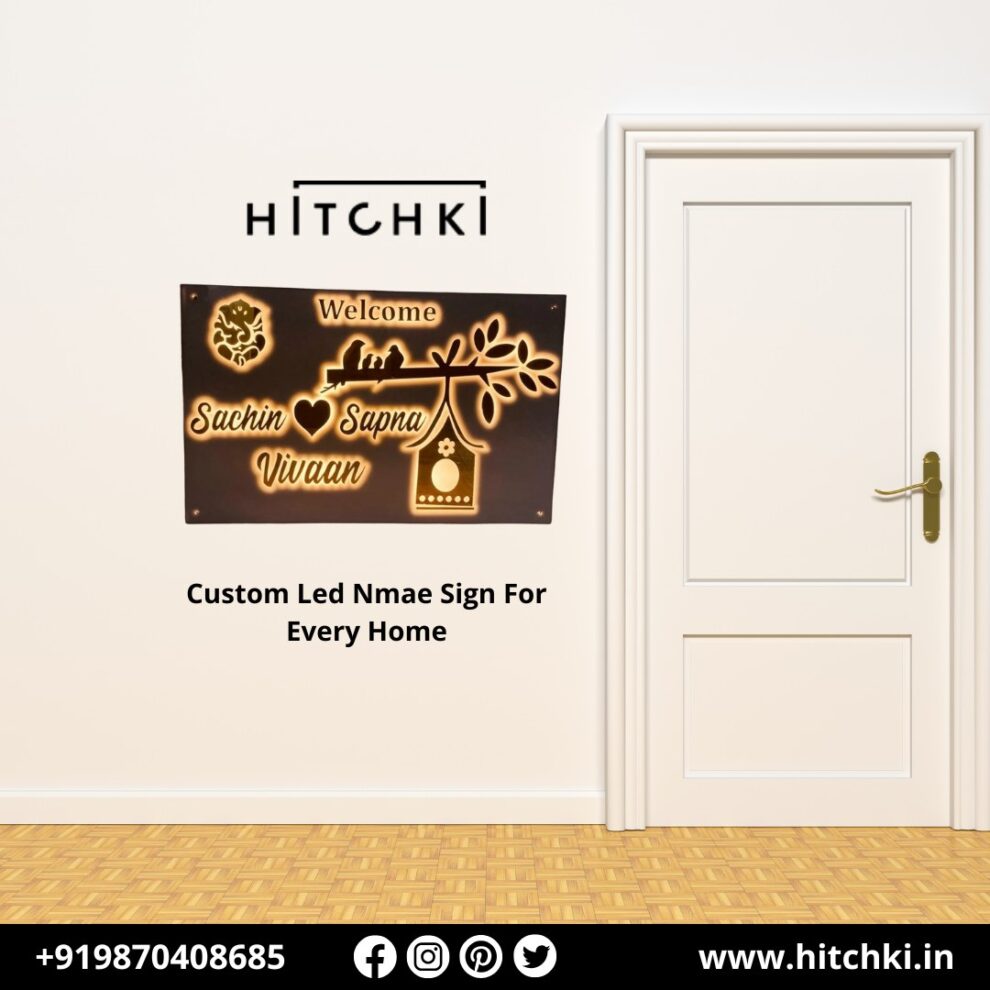 LED Name Signs from Hitchki | Add a Personalized Touch