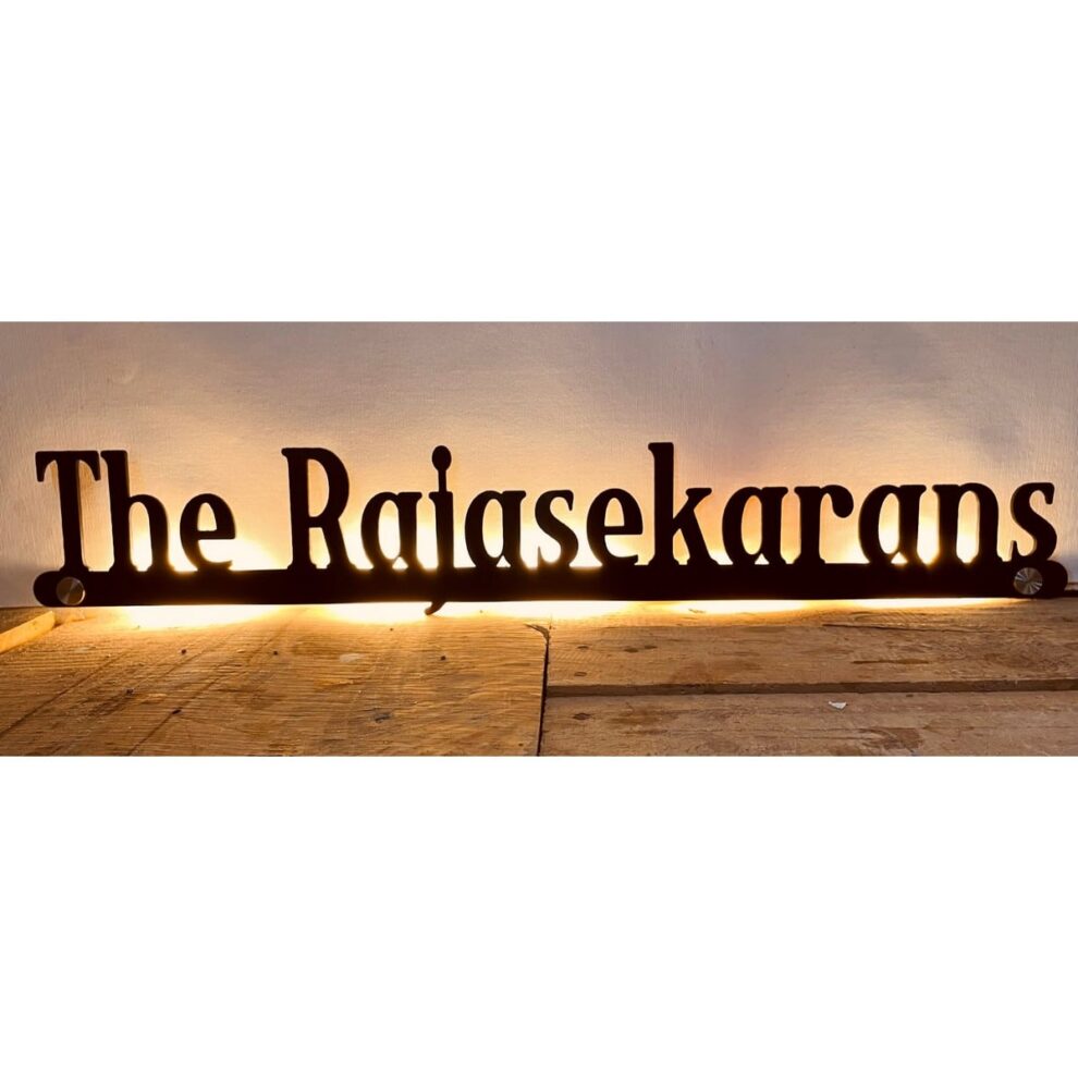 Beautiful Metal Name Signs | Add a Touch of Elegance