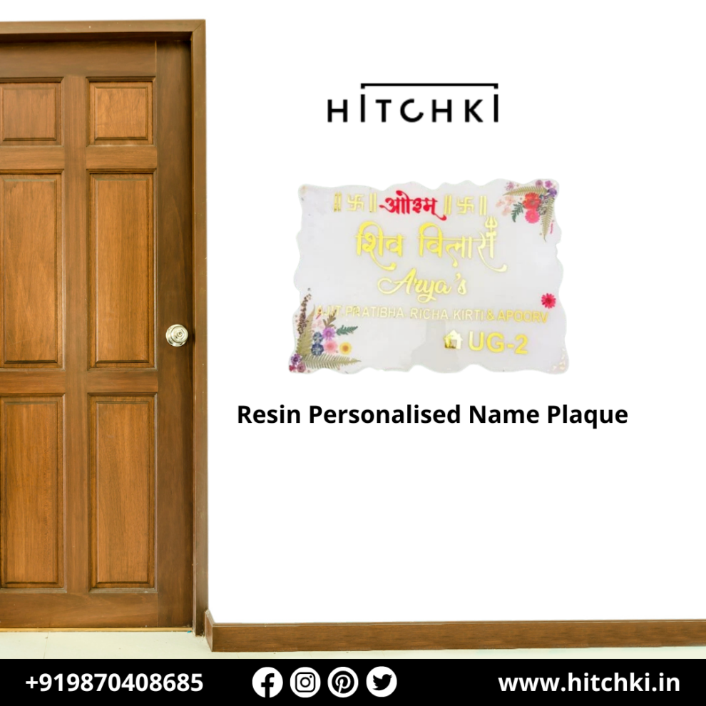 Resin Personalized Name Plaque | Add a Touch of Elegance