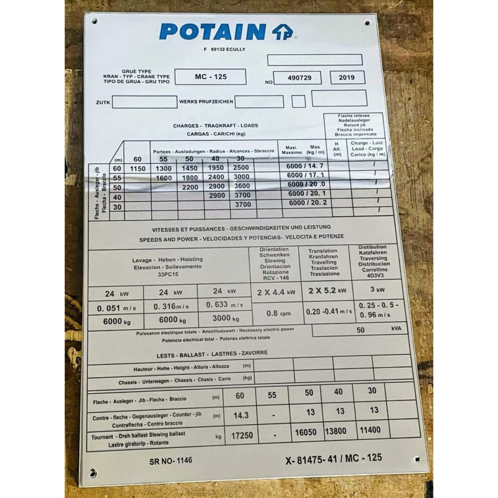 Aluminium Multicolor Printed Company Plate | Customized