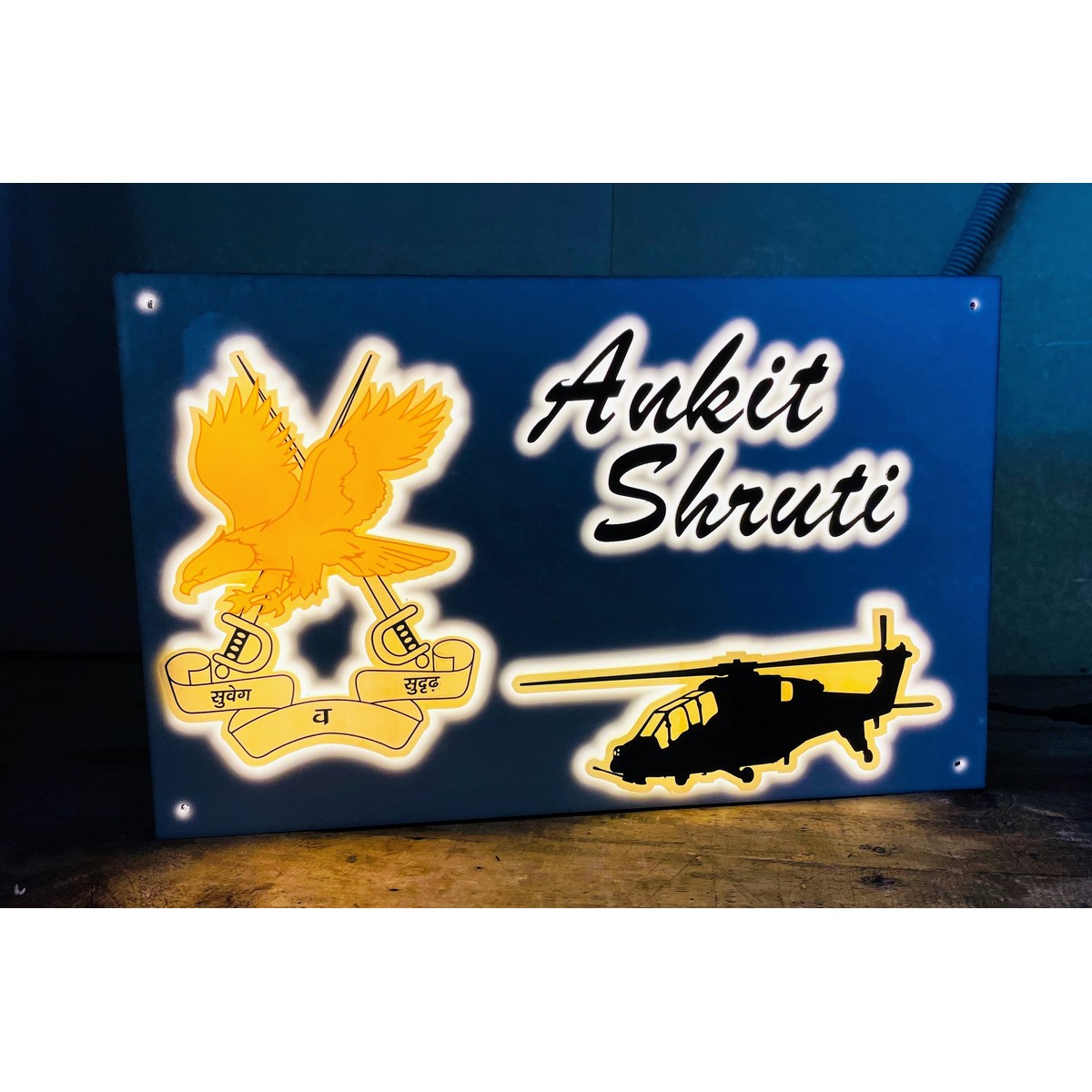 Affordable Acrylic LED Name Plates - Illuminate Your Home