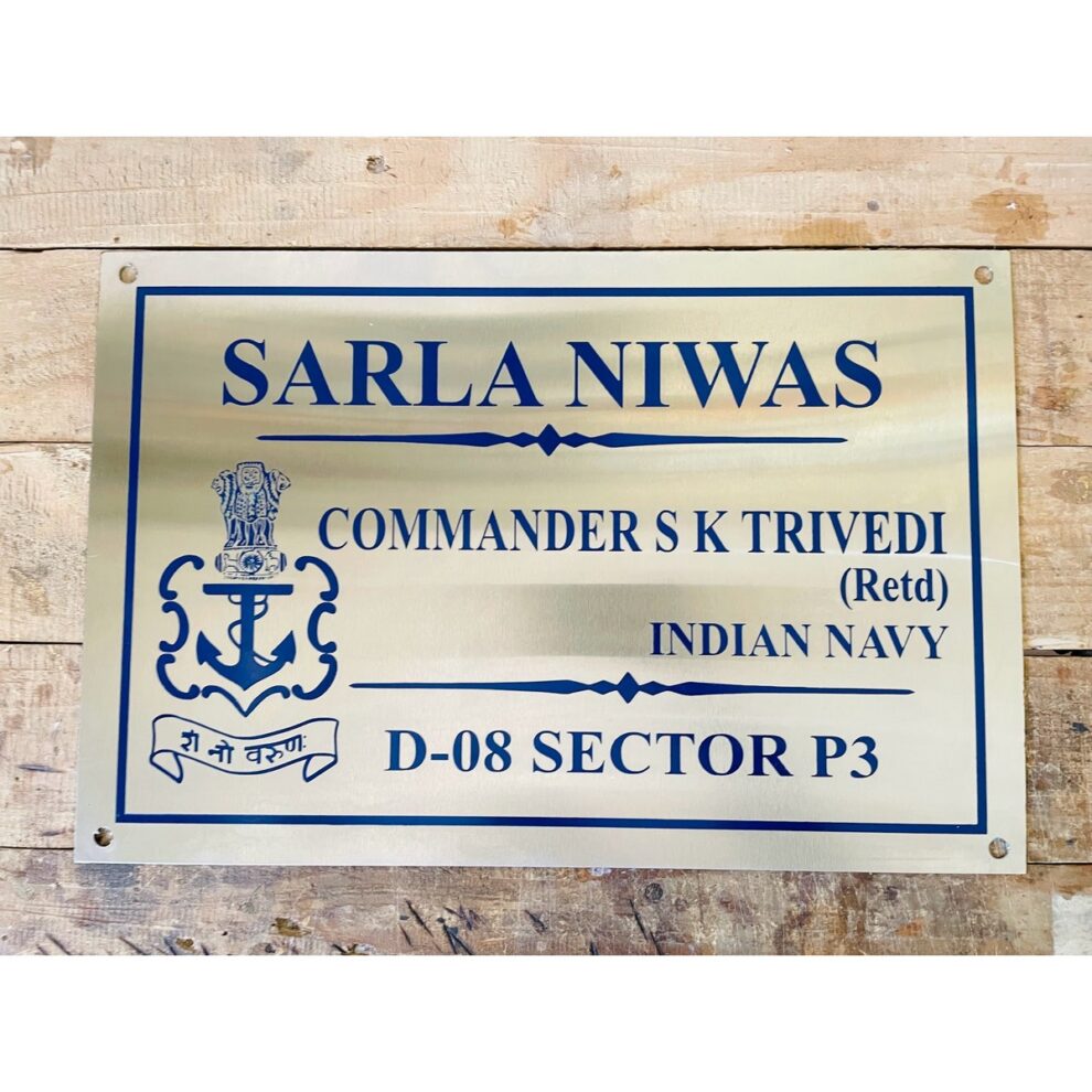 Stainless Steel Nameplates Durable & Long Lasting | HITCHKI