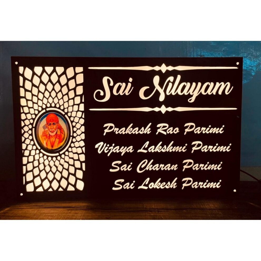 Acrylic Nameplates For Office From Hitchki | HITCHKI