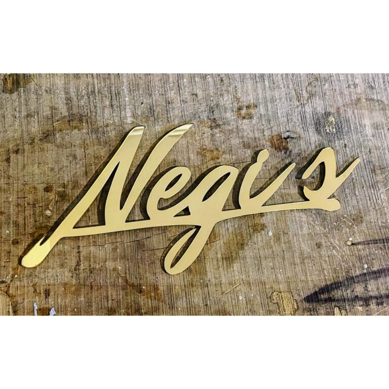 Customizable Acrylic LED Name Plate | Elegant Design