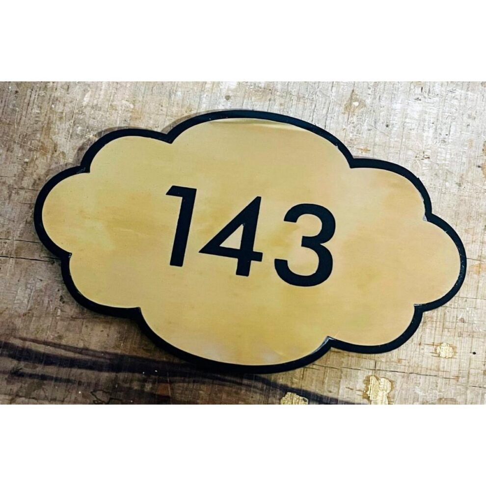 Creative House Numberplate Design | HITCHKI