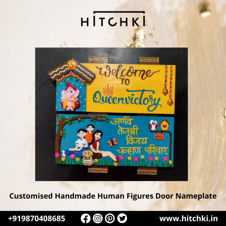 Human Figures Door Nameplates - Elevate Your Home Decor