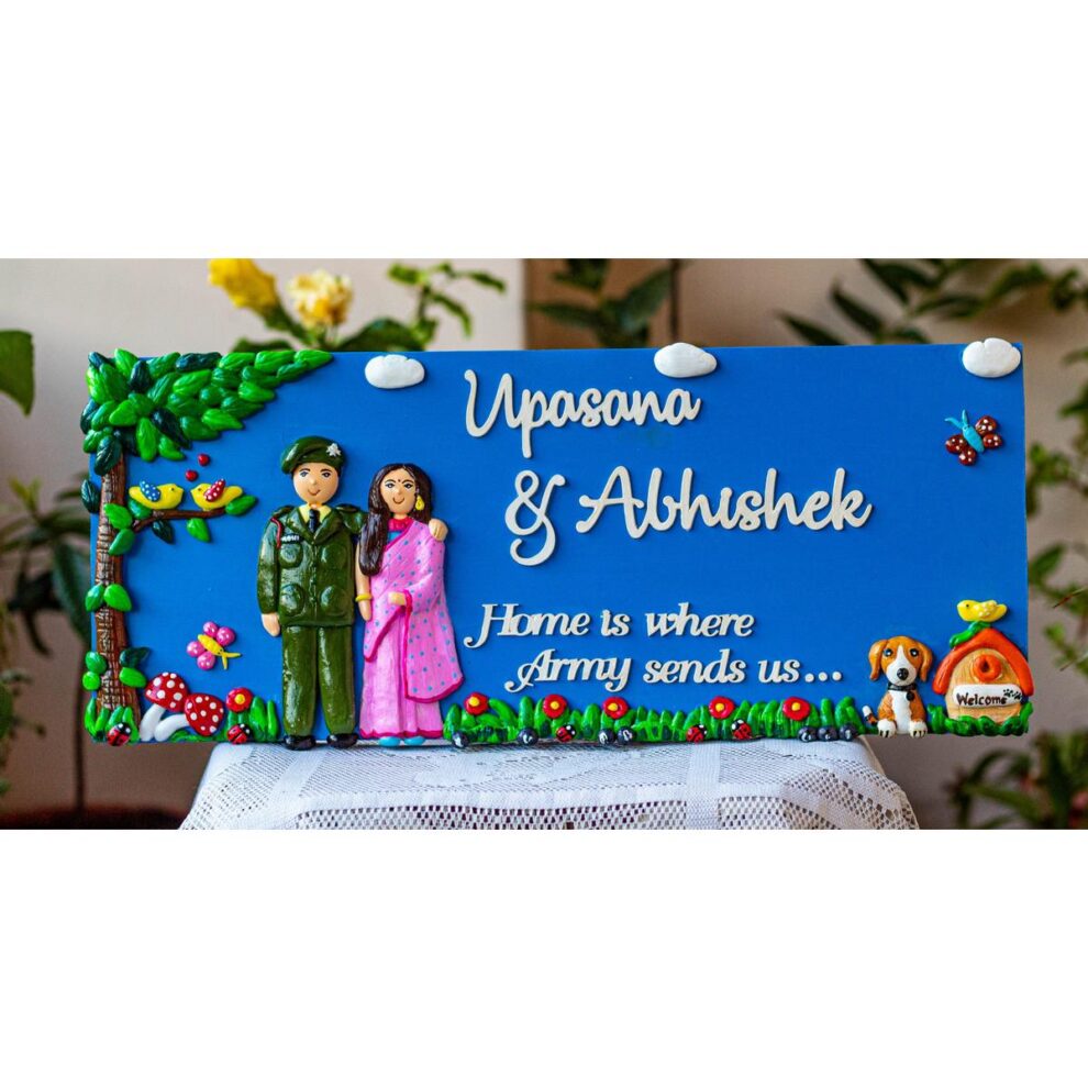 Army Themed Customized Nameplates for Every Patriot's Home