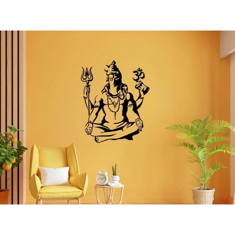 Lord Shiva Metal 3D Wall Art | Classic Design