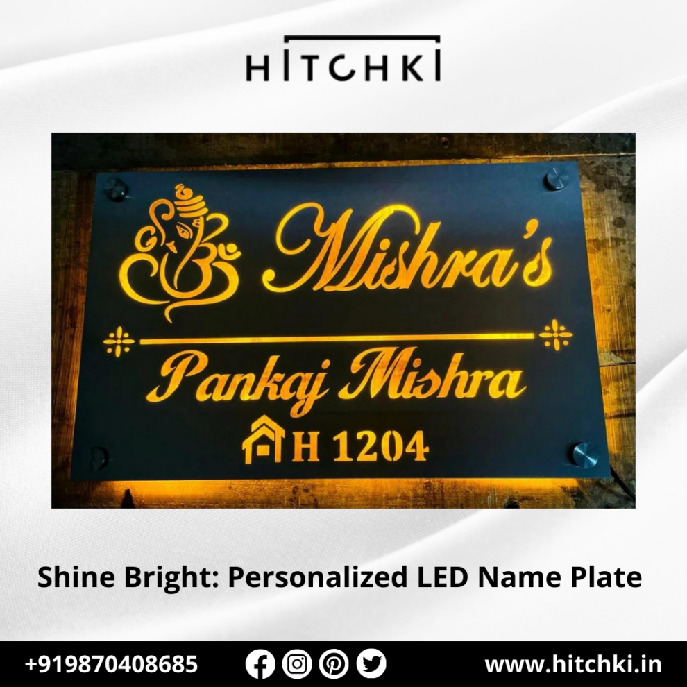 Personalized LED Name Plates for a Dazzling First Impression