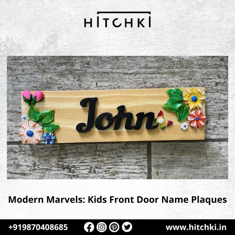 Personalized Kids' name plates for Your Child's Door