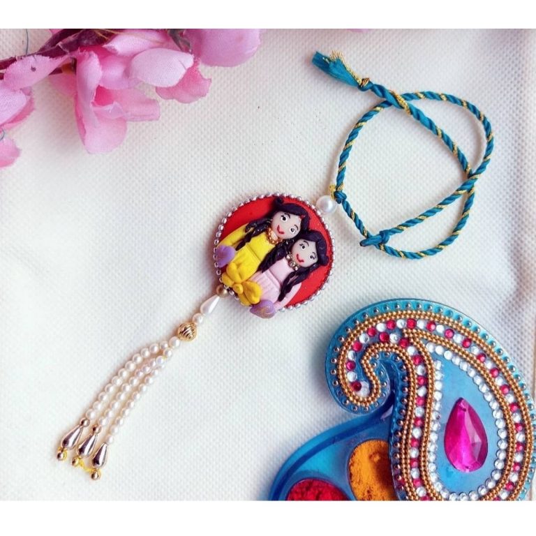 Beautiful Handmade Food Rakhi For Brothers | Customized