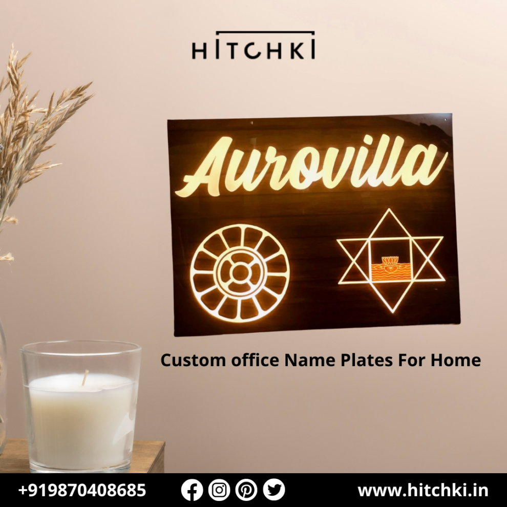 Custom Office Name Plates | Brighten Your Workspace