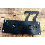 Customized Design Metal LED Name Plate | CNC Laser Cut