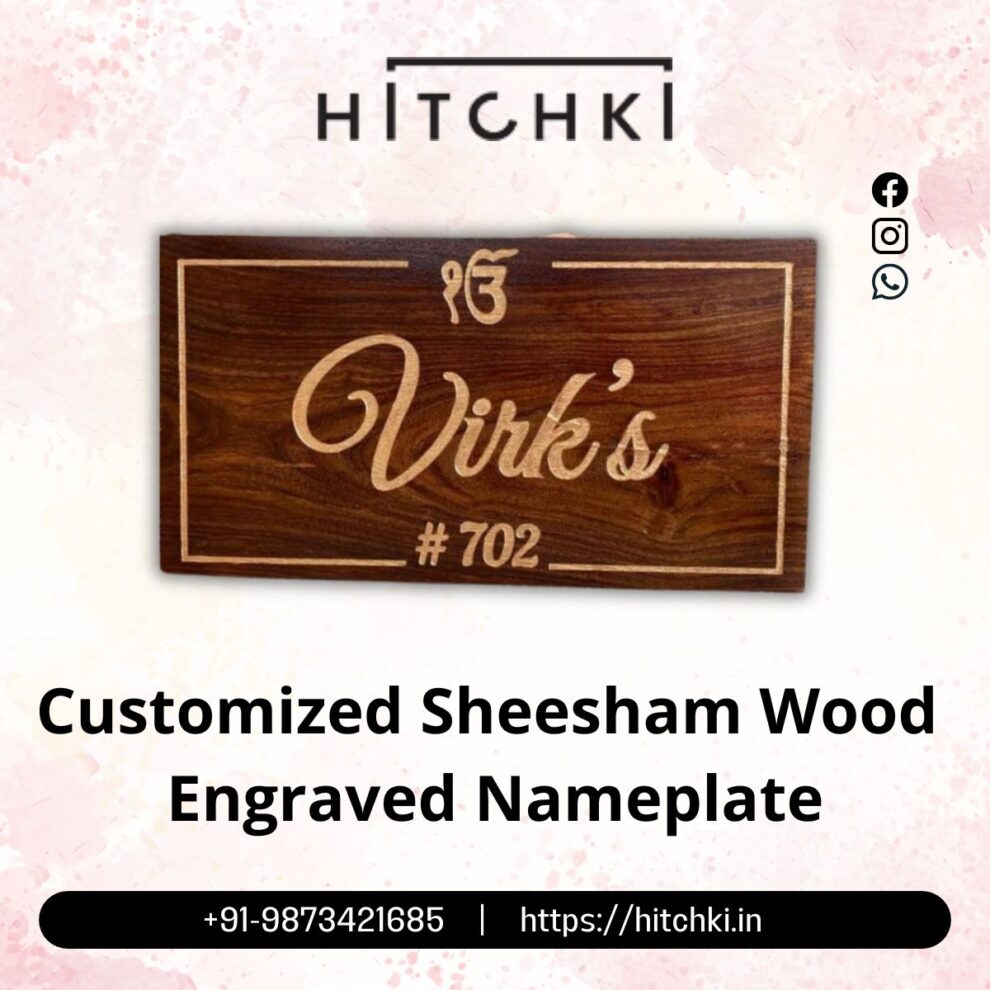 Charming Engraved Nameplates For A Distinctive Home Identity