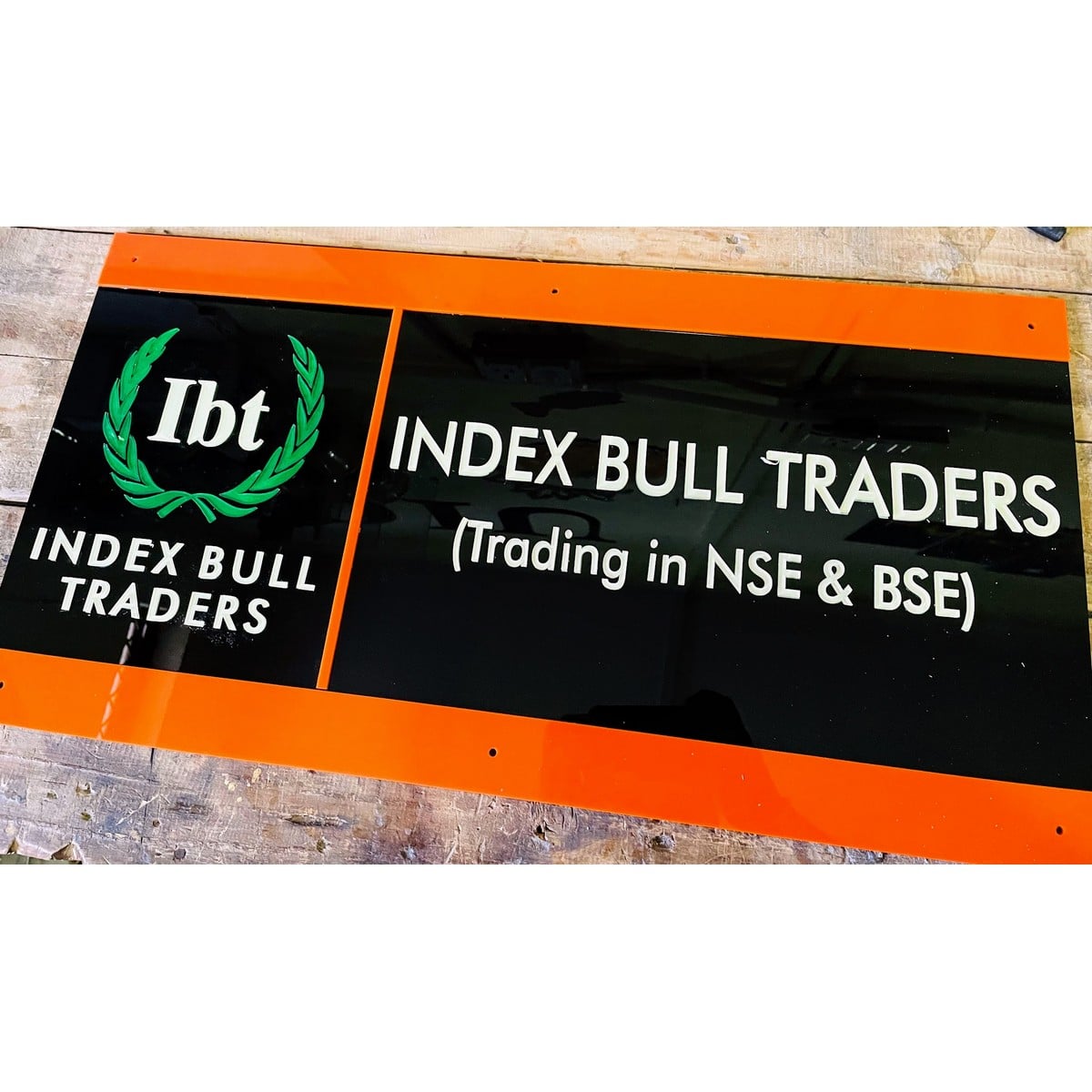 Company Acrylic Wall Name Plate - Customizable