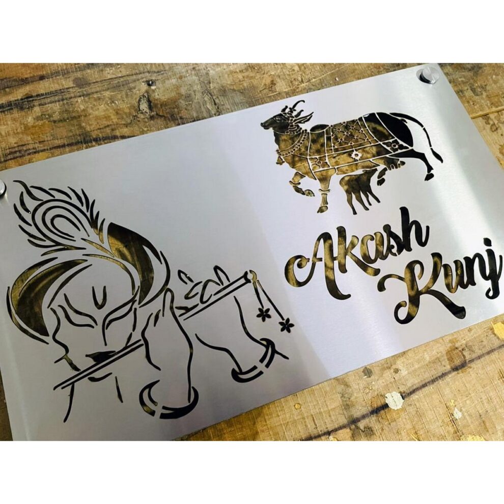 Stainless Steel Waterproof Led Name Plate | Customizable