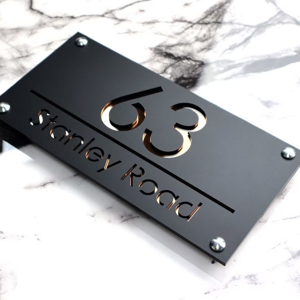 Waterproof Metal Name Plate | Customizable