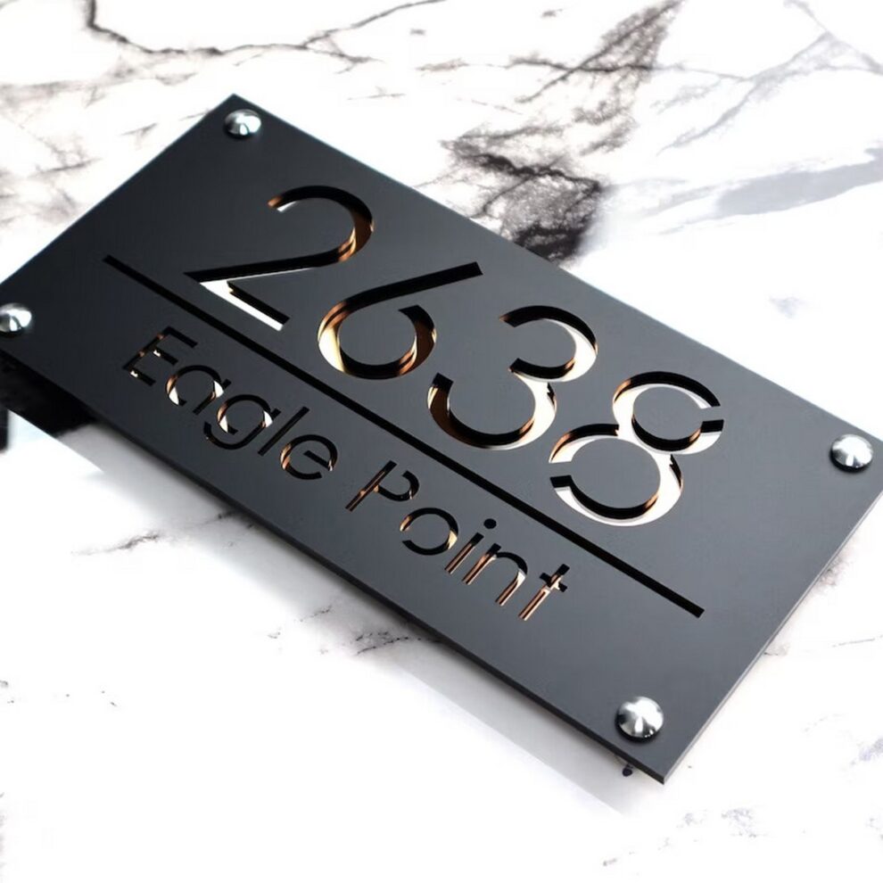 Waterproof Metal Name Plate | Customizable