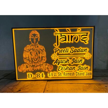 Acrylic Buddha Name Plate | HITCHKI