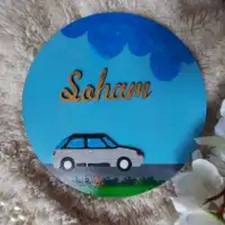 Handmade Kid’s Nameplates Option To Explore Online | HITCHKI