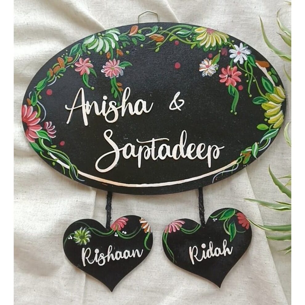 Fancy Wooden And Brass Nameplates In India | HITCHKI