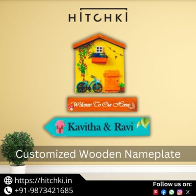 Design Your Own Wooden Nameplates | Hitchki'