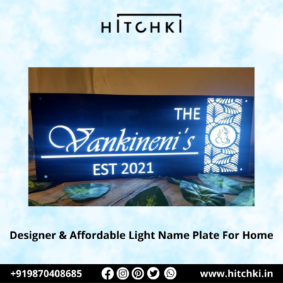 Light-Up Name Plates for Every Home | Illuminate Your Home