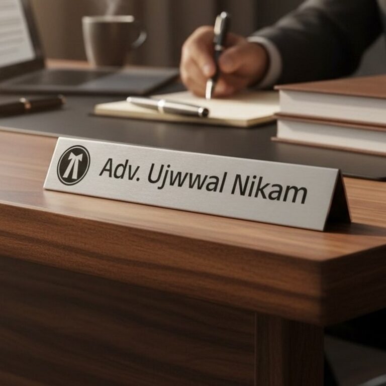 Wooden Name Plate for Office Table | Elegance in Simplicity