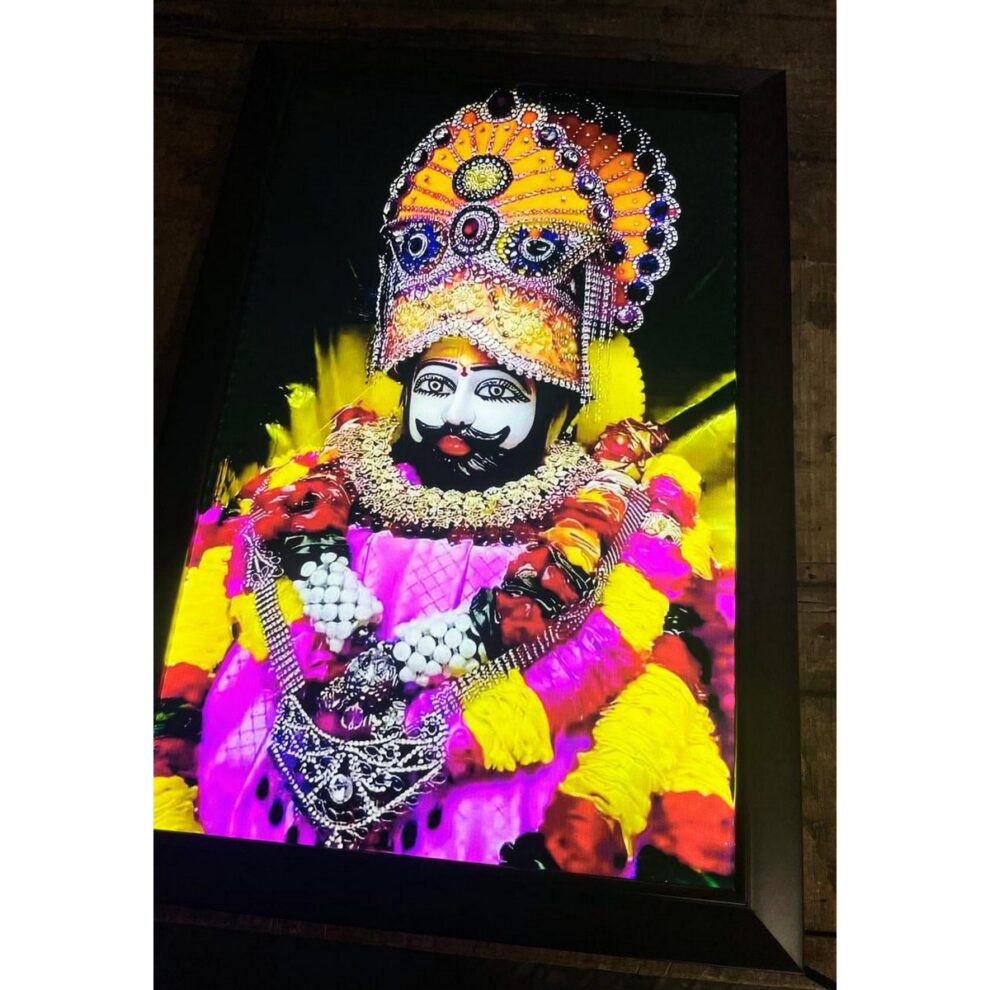 Khatu Shyam Customizable LED Frame Divine Elegance