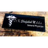Doctor Acrylic LED Wall Sign Name Plate –Professional Design