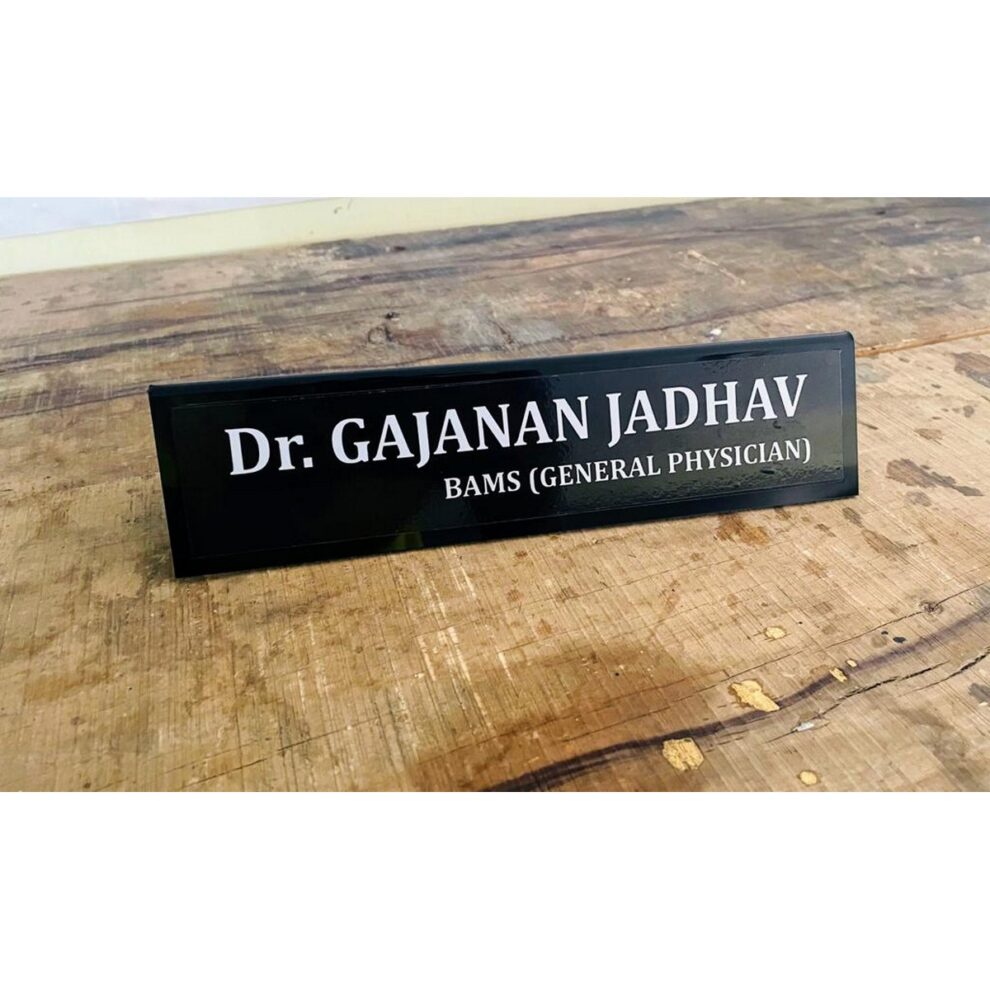 Doctor Acrylic Table Name Plate | Customized