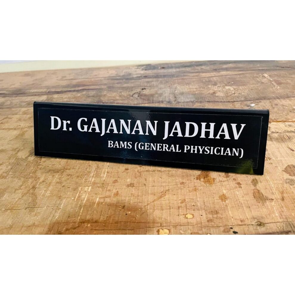 Doctor Acrylic Table Name Plate | Customized