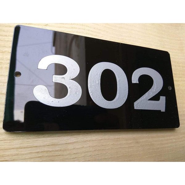 Door Number Plate - Acrylic Embossed Letters | Online