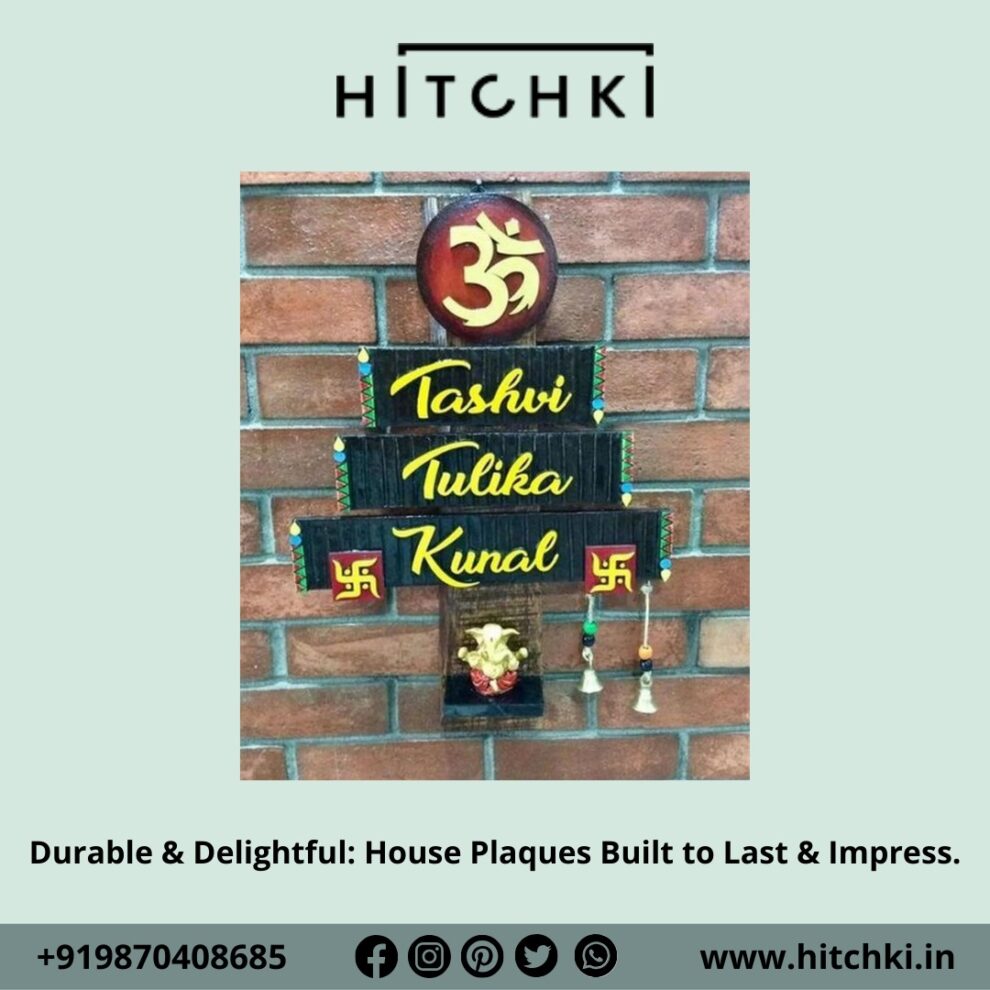 House Plaques Built to Impress 🌟 Durable & Delightful