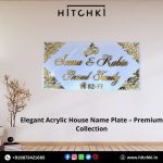 Elegant Acrylic Name Plate | A Touch of Luxury