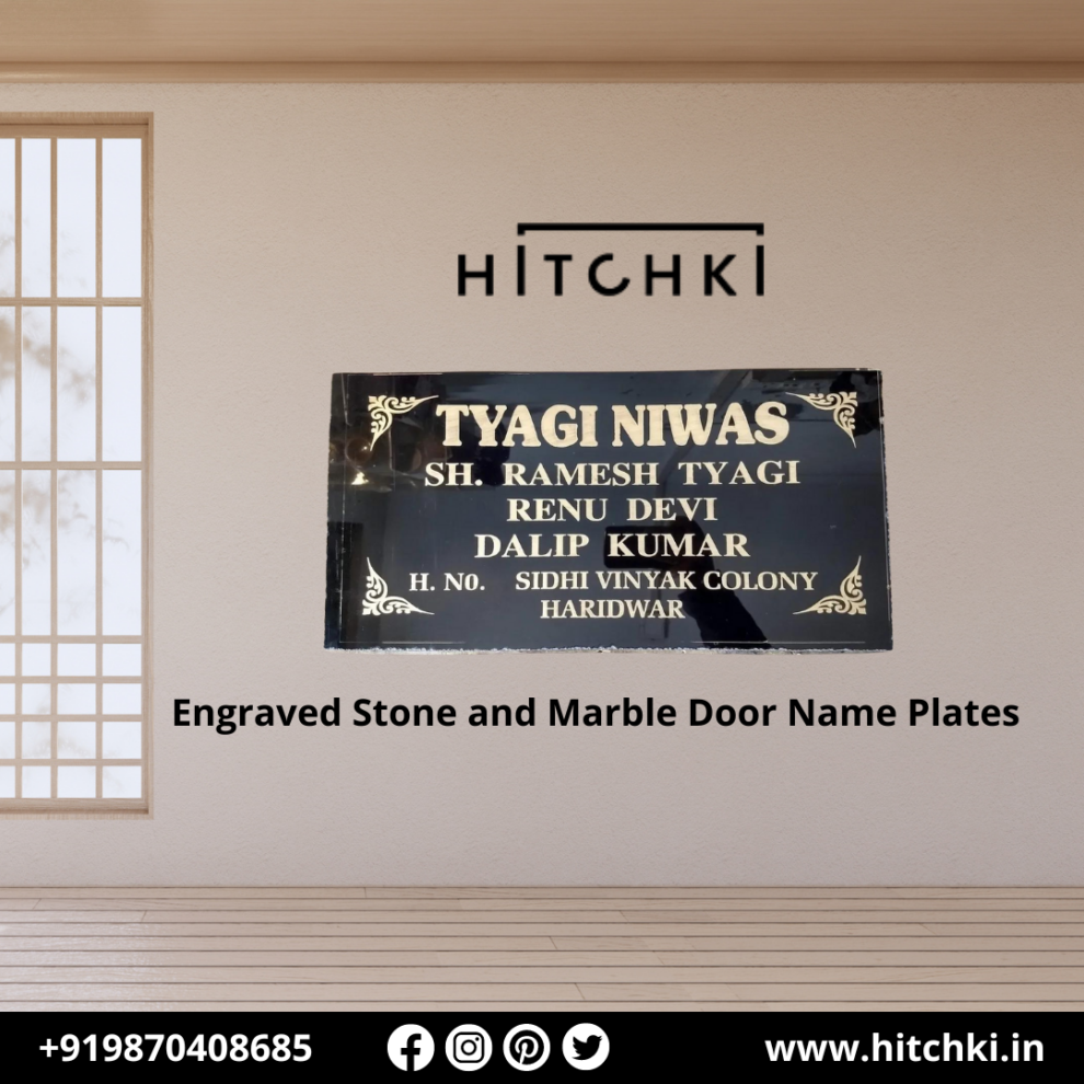 Stone and Marble Door Name Plates | Elevate Your Entrance