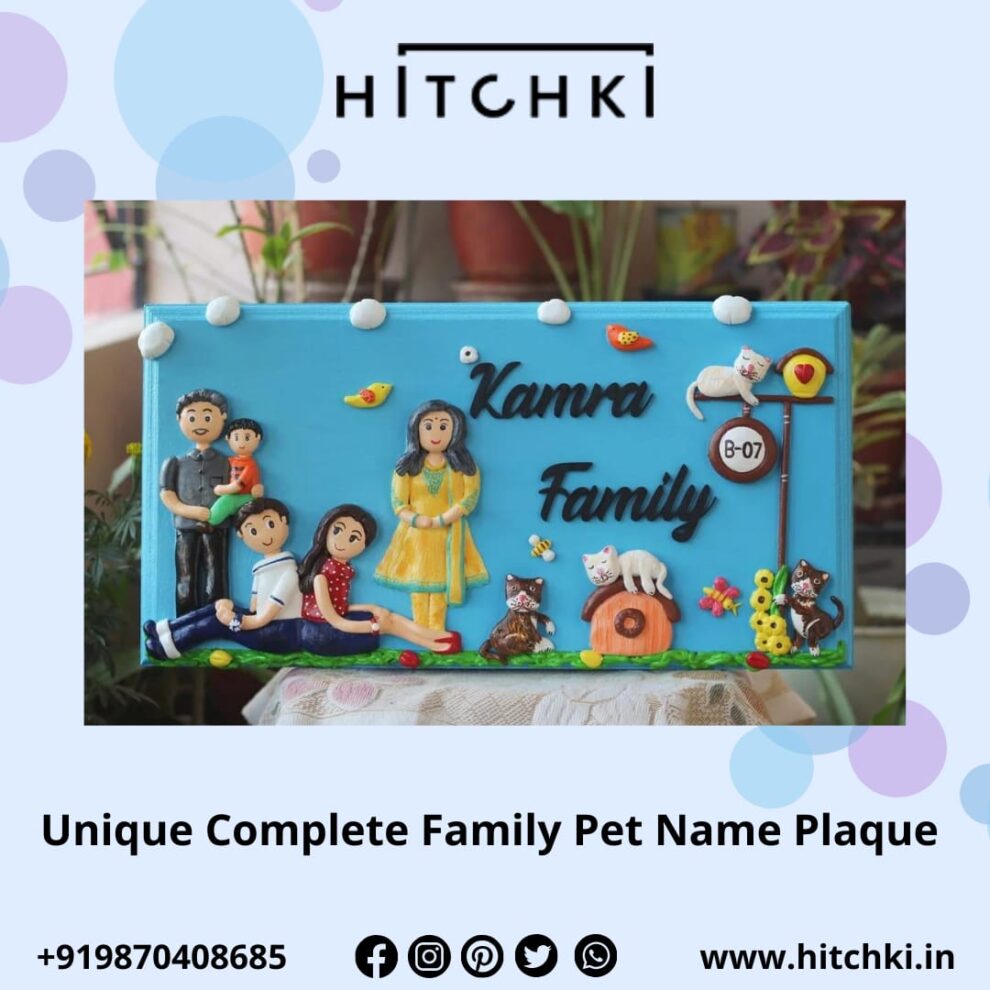 Unique Complete Family Name Plaque 🎨 Elevate Your Home