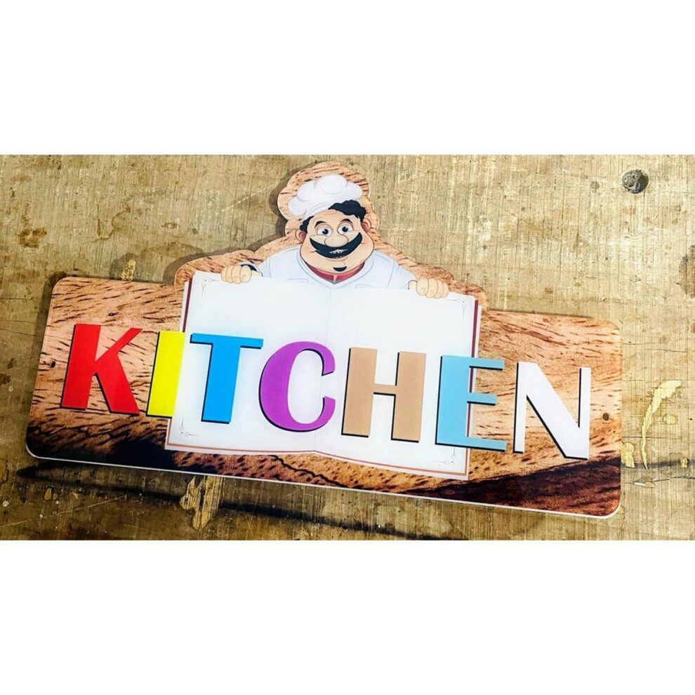 Acrylic Kitchen Door Name Plate 🌈 Elevate Your Kitchen