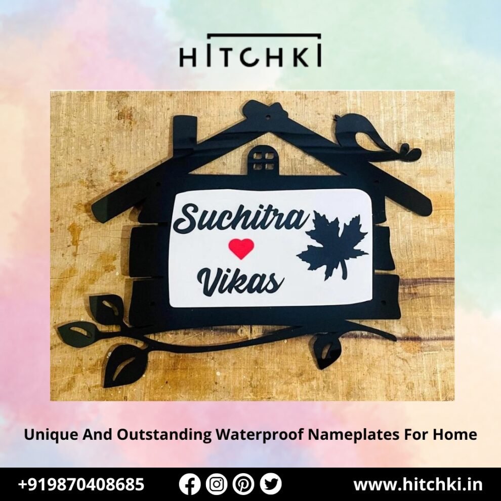 Acrylic Name Plate For Home | Upgrade Your Entryway