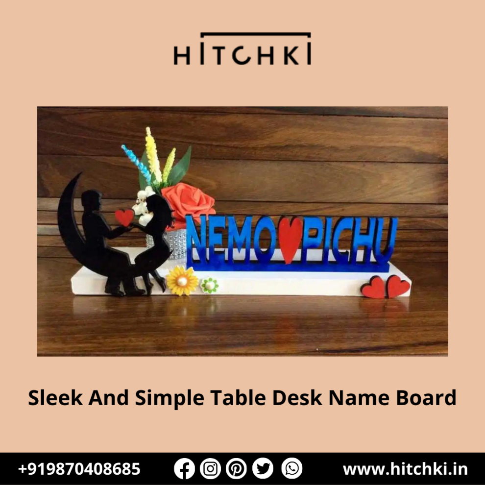 Transformative Table Desk Nameplate | Elevate Your Workspace