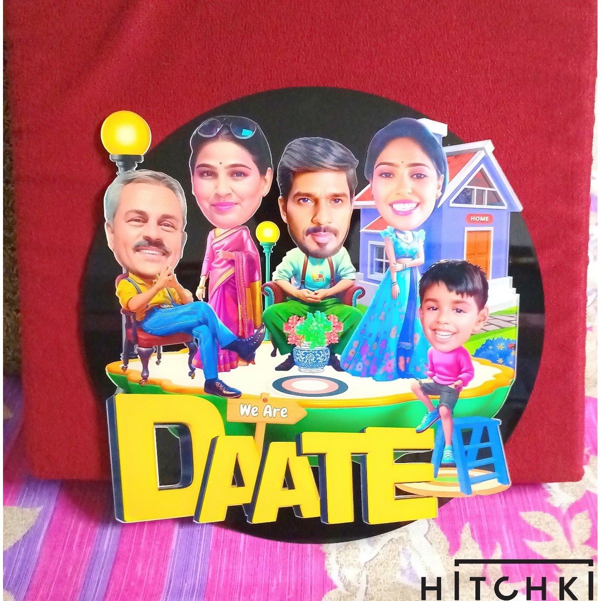 Custom Caricature Door Name Plates from Hitchki