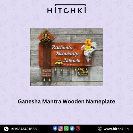 LED House Name Plate | Acrylic Buddha Design
